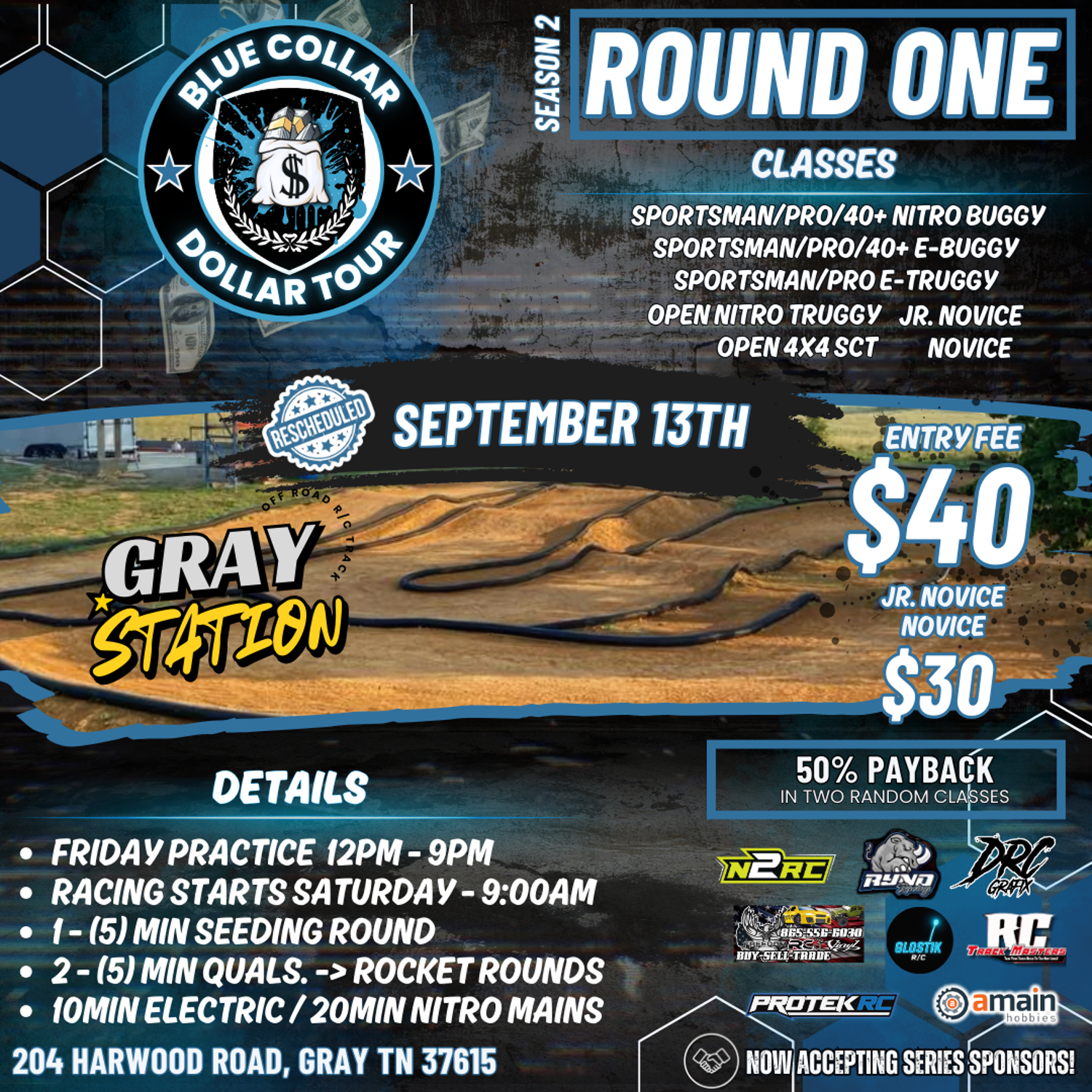 Blue Collar Dollar Tour Rd 1 @ Gray Station Racing 09/13/2025 ...